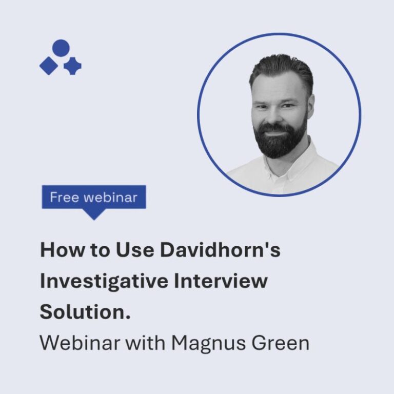 Investigative Interviewing – 10 Essential Steps for Success – Davidhorn